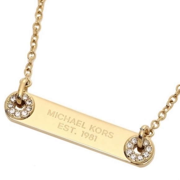 Michael Kors | Jewelry | Nwt Authentic Mk Gold Tone Grommet Logo ...
